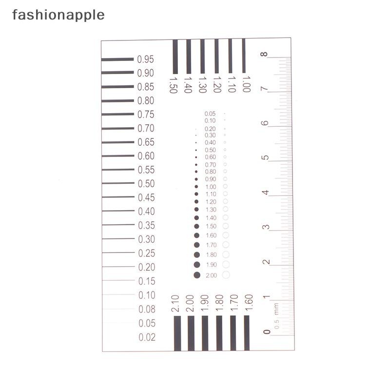 FAMY Measuring Pass Badge Gauge Stain Card Point Gauge Wire Gauge ...