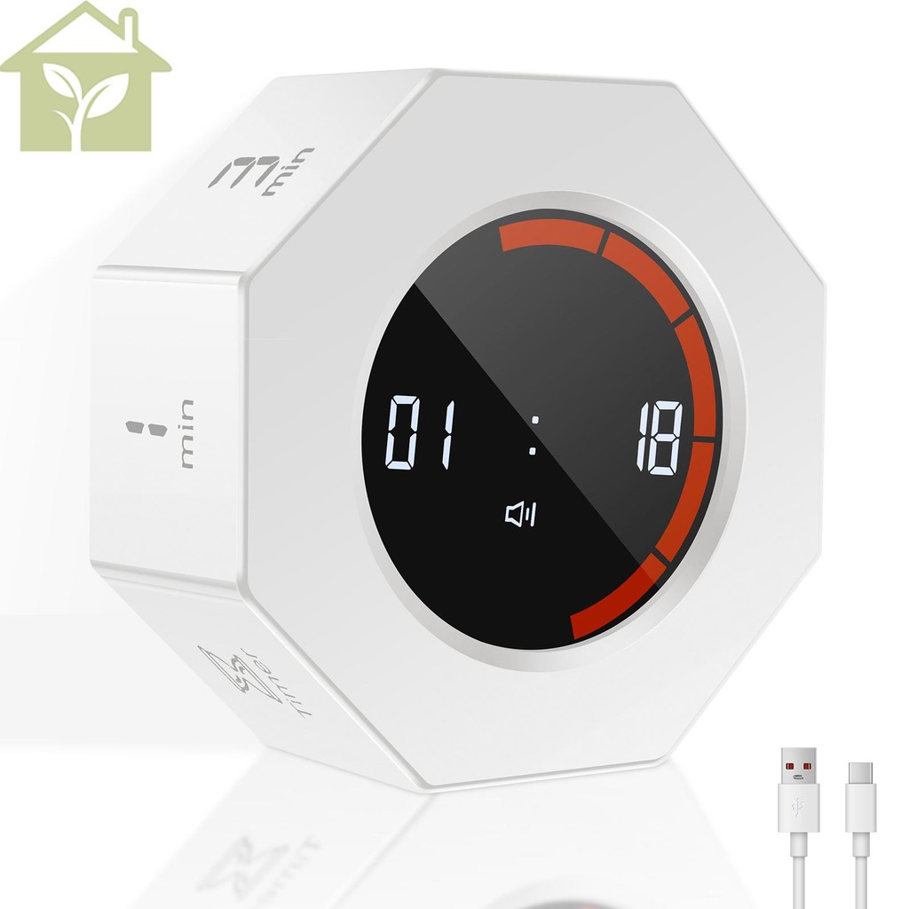 Octagon Pomodoro Timer 1/3/5/15/30/60/90min Countdown and Custom ...