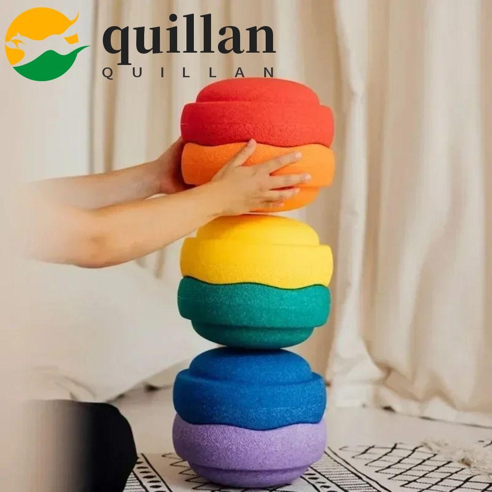 QUILLAN Stack Stone Balance Toys, Outdoor Stack Stone Balance Training ...