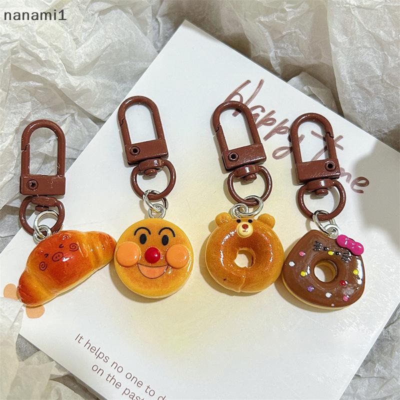 nanami1 Personalized Cute Simulated Bread Keychain Pendant Fashion ...