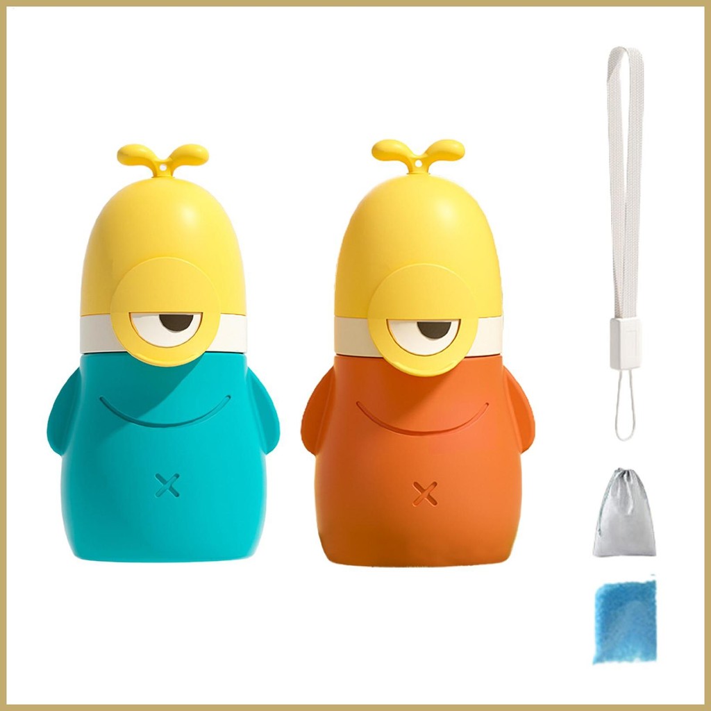 Portable Urinal for Kids Cartoon Soft Spout Pee Cup with Sealing Cover ...
