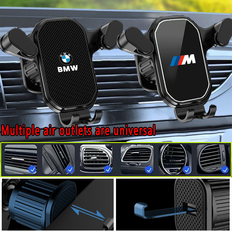 BMW Car Gravity Phone Holder Air Vent Clip Mount Mobile Stand Car ...