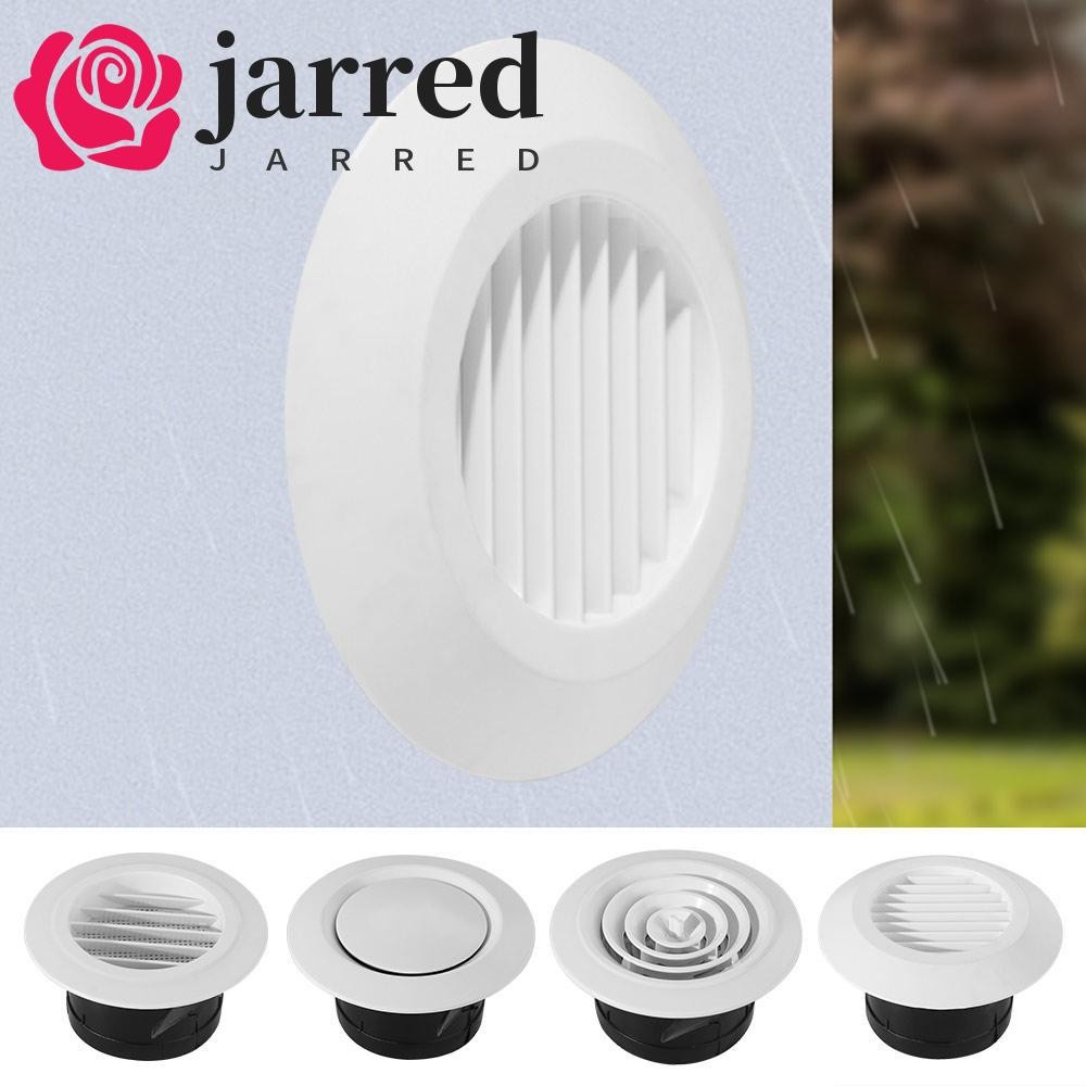 JARRED Round Air Vent Extract Valve, 75-200mm White Air Vent Extract ...