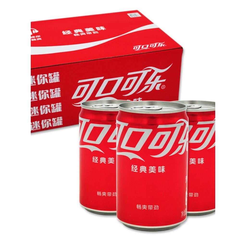 Coca-Cola Mini Klasik Mini Cola 200ml*12 Tin Botol Kecil Kotak ...