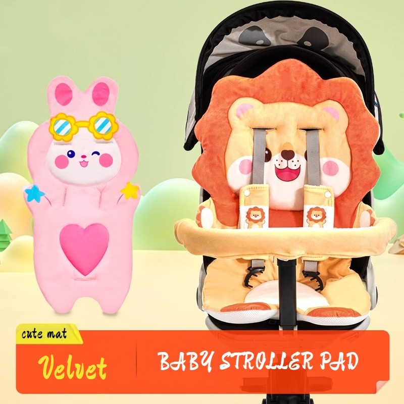 Baby Stroller Seat Cushion,baby Car Seat Cushion,cotton,Cartoon ...