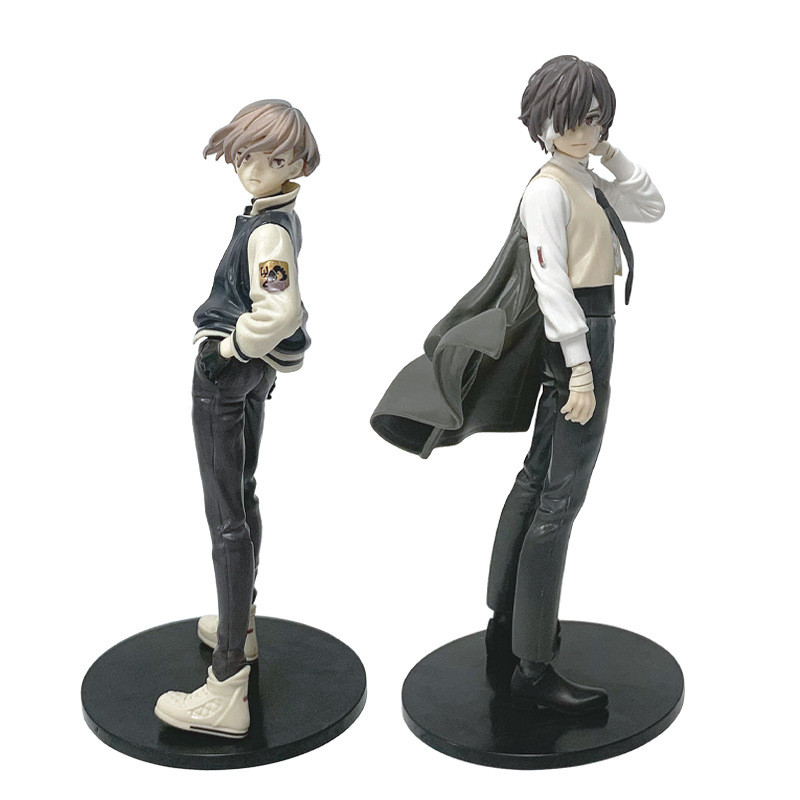 20-22cm Stray Dogs Anime Figure Youth Dazai Osamu Nakahara Chuuya ...