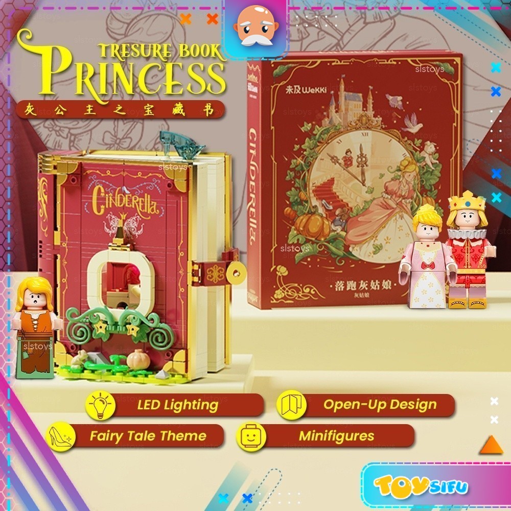 Viggi x Sembo Block Treasure Book Series Miss Grey Princess Fairytale ...