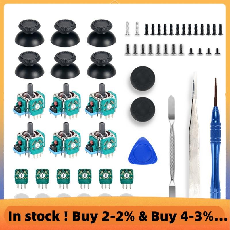 6PCS Analog Joystick with 6 Sensor Module for PS5 Controller 3D Analog ...