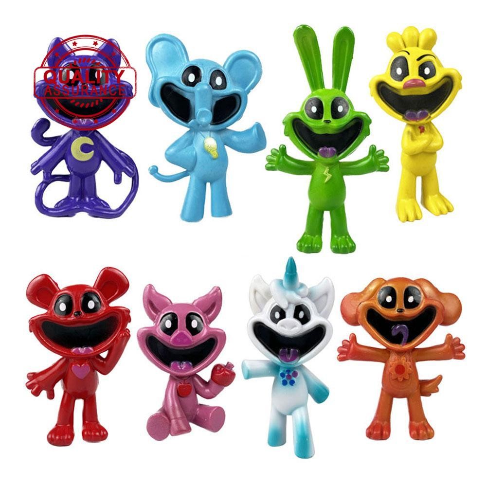 Kawaii Toys Pvc Model Doll Figure Smiling Critters Style Figures Catnap ...