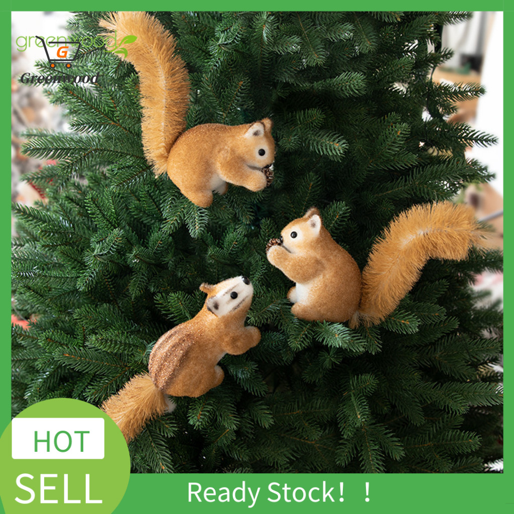 GRE Playful Squirrel Ornament Adorable Foam Squirrel Figurine for ...