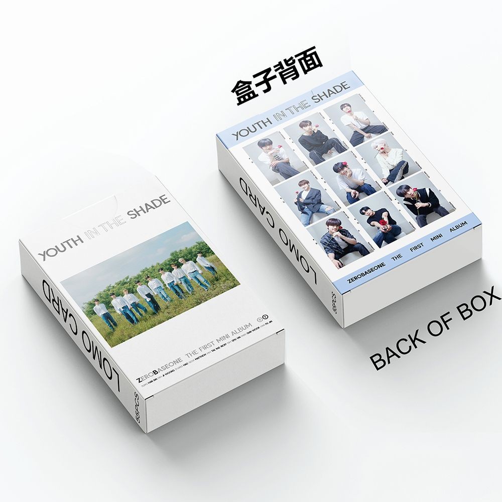 55 Pieces Men's Group ZB1 Photocard ZEROBASEONE Zhang Haocheng Han Bin Han Weichen Album ...