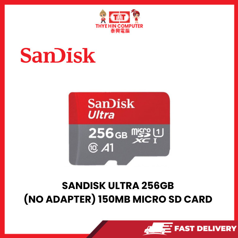 SANDISK ULTRA 256GB (NO ADAPTER) 150MB MICRO SD CARD | Shopee Malaysia