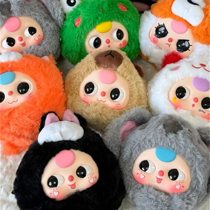 Baby Three First Generation Blind Box Toys Mystery Box Plush Doll ...