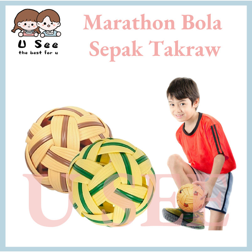 Bola Sepak Takraw / Sepak Raga / Takraw Ball TKO-1 / Hijau Kuning ...