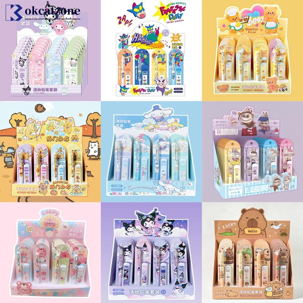 OKCATZONE Sanrio Kuromi Labubu Mechanical Pencil Set With HB Lead ...