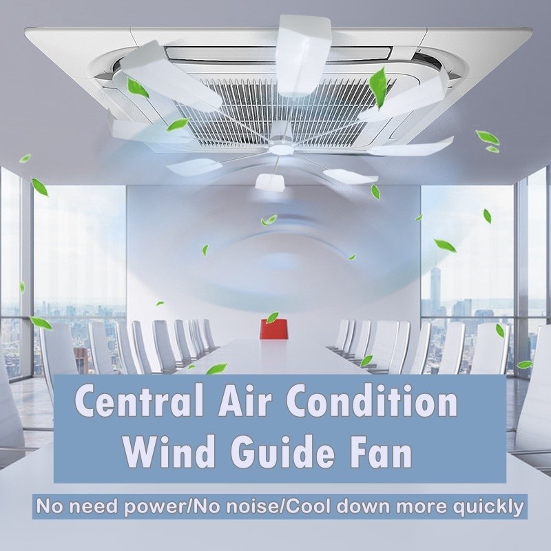 Aircond Guide Fan Cassette Aircon Central Fan 360° Aircond Wind ...