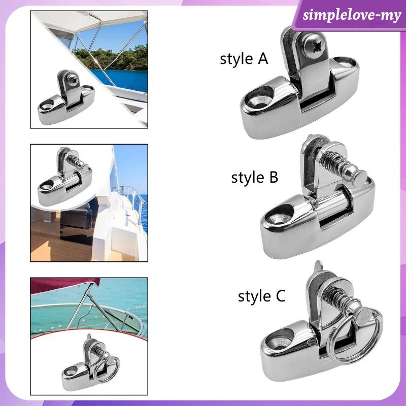 [SimpleloveMY] Boat Top Bimini Deck Hinge Swivel Side Mount Bimini Top ...