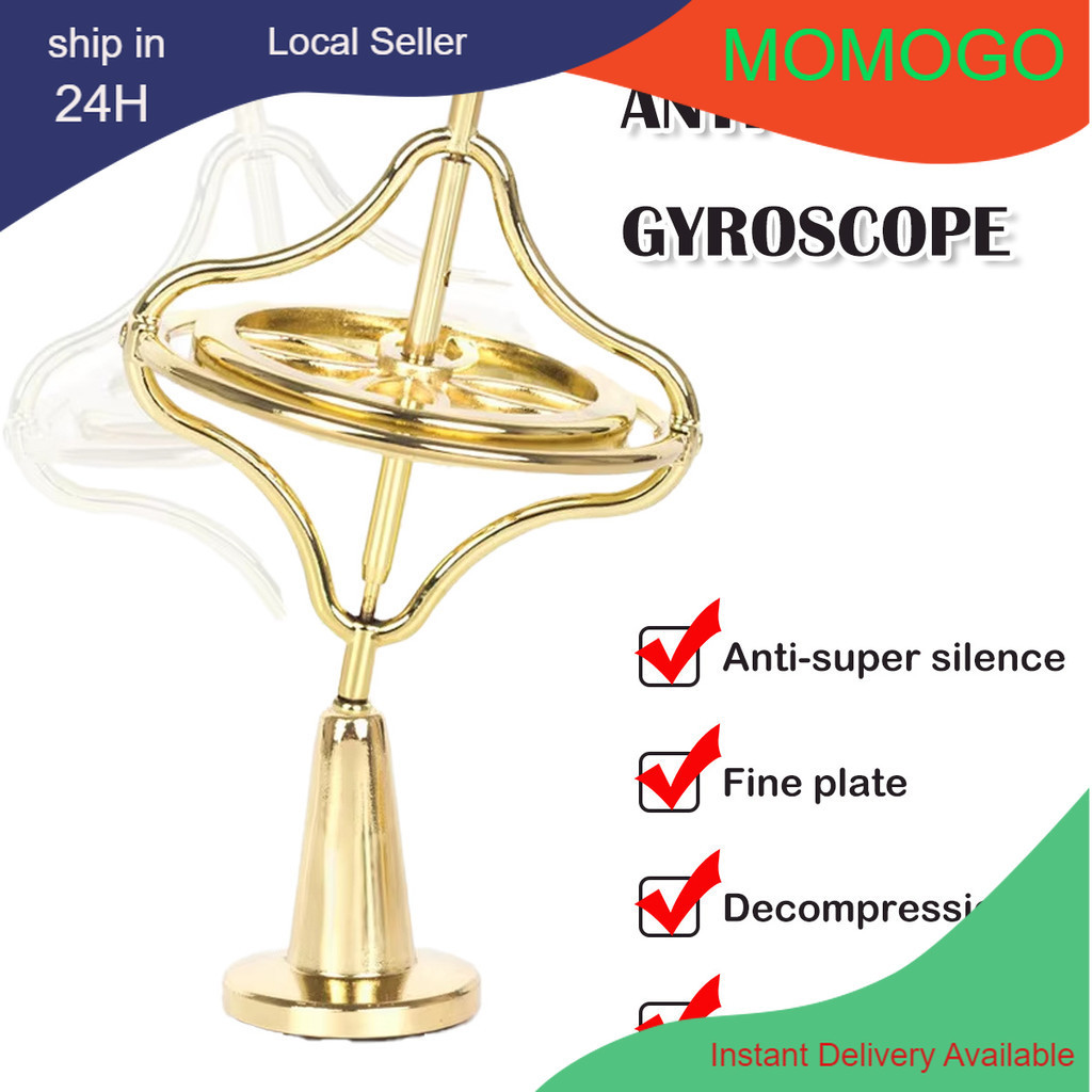 Fingertip Toys Self-balancing Gyroscope Metal Anti-Gravity Hand Finger ...