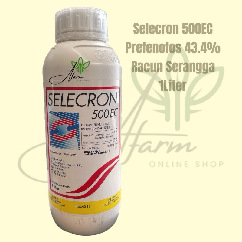 1L Syngenta Selecron 500EC Prefenofos Racun Serangga | Shopee Malaysia