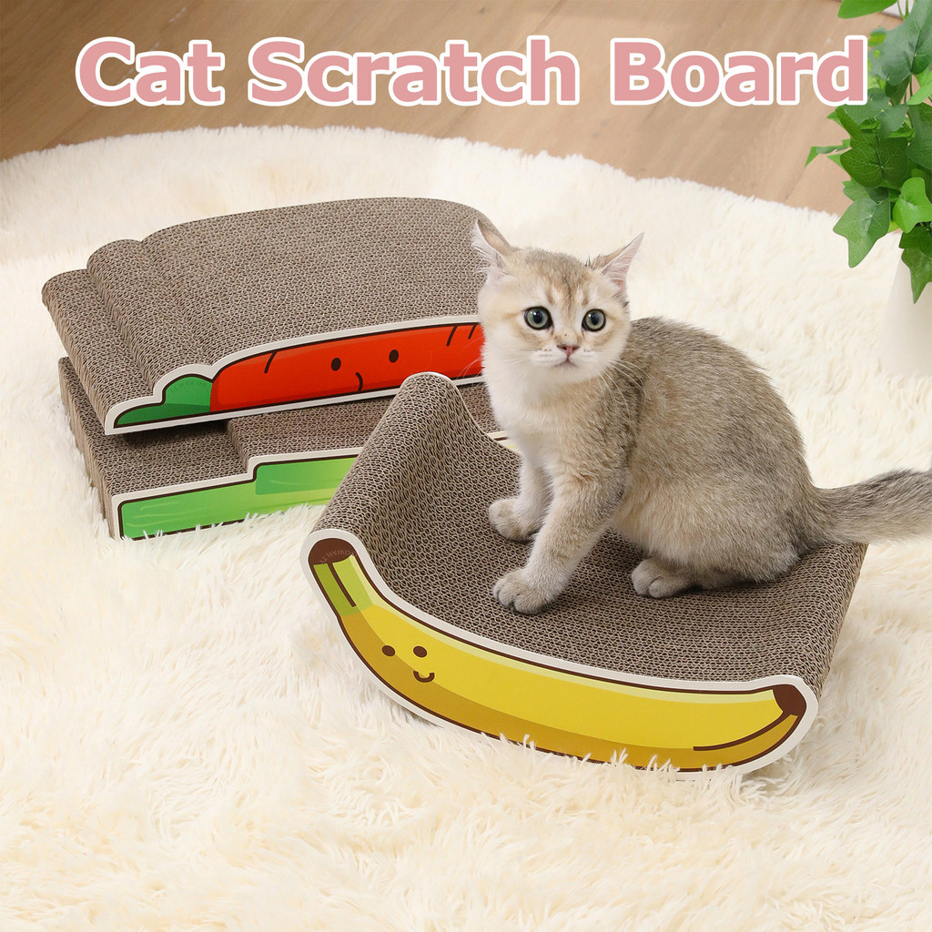 Cat Scratch Board Cat Play Toy Corrugated Cat Kitten Cat Fun Claw ...
