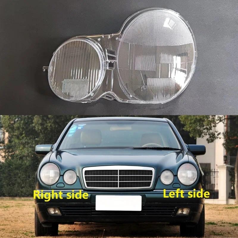 For Mercedes-Benz W210 E200 E230 E240 E260 E280 1995-2003 Headlight Lens Shell Headlamp Glass ...