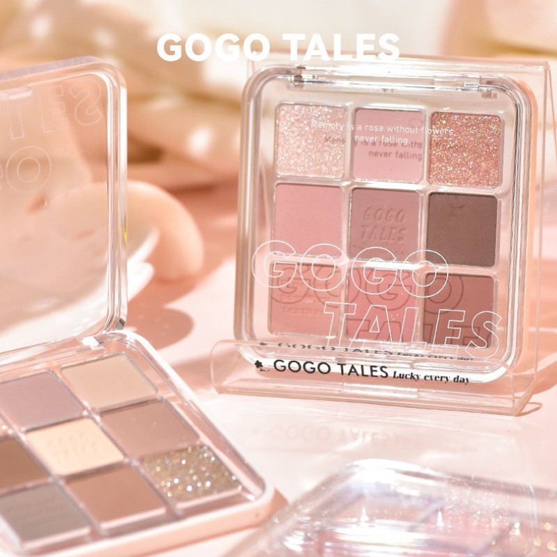 GOGO TALES Eyeshadow Palette Nine Color Eyeshadow Palette Blush ...