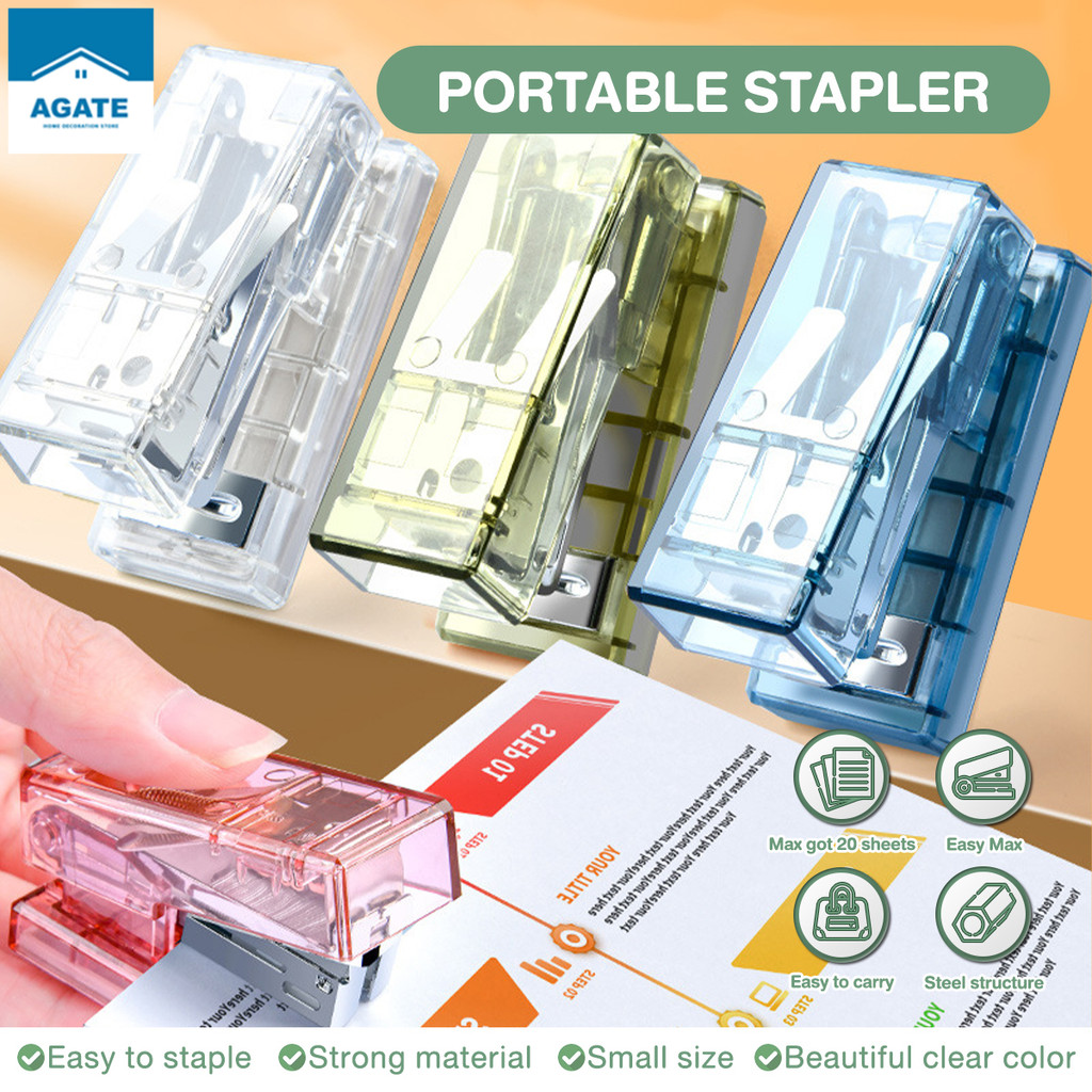 Transparent Stapler / Classic Stapler Free one box stapler refill ...
