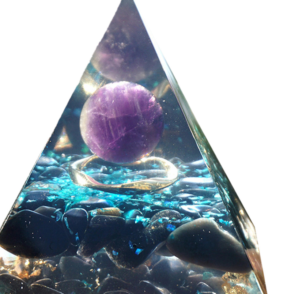 Crystal Energy Generators Pyramid Healing Stone Positive Energy ...