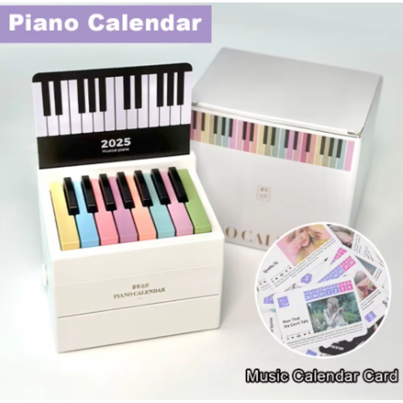 2025 CNY Taylor Piano Calendar Music Sheets Toy Desktop Peripheral ...