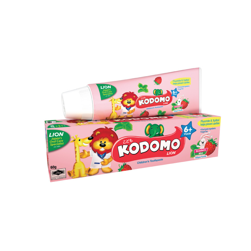 KODOMO 6+ Strawberry Mint Toothpaste 60g | Shopee Malaysia