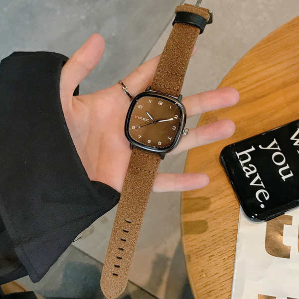 jam tangan smart watch New Simple Square Ladies Watch Student Fashion ...