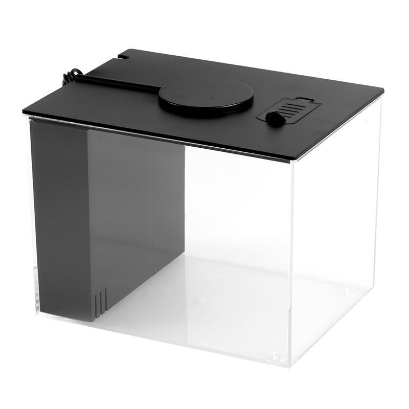 Desktop mini aquarium side filter full set fish tank oxygen production ...