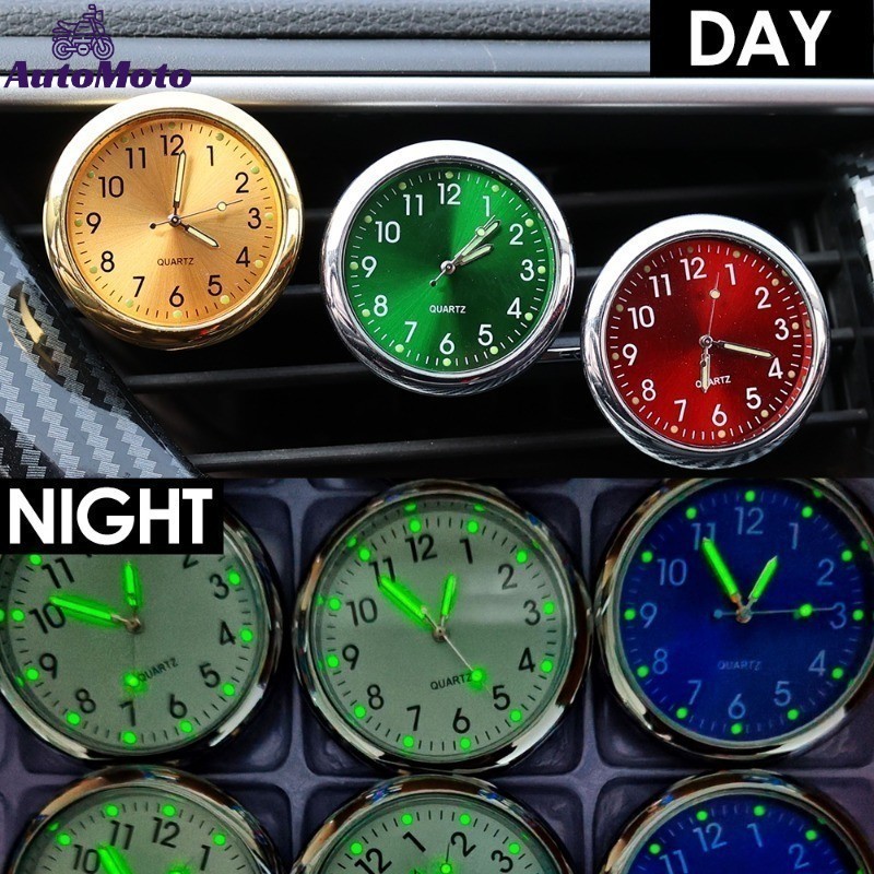 Car Dashboard Luminous Mechanics Clocks- Self Adhesive Automobile ...