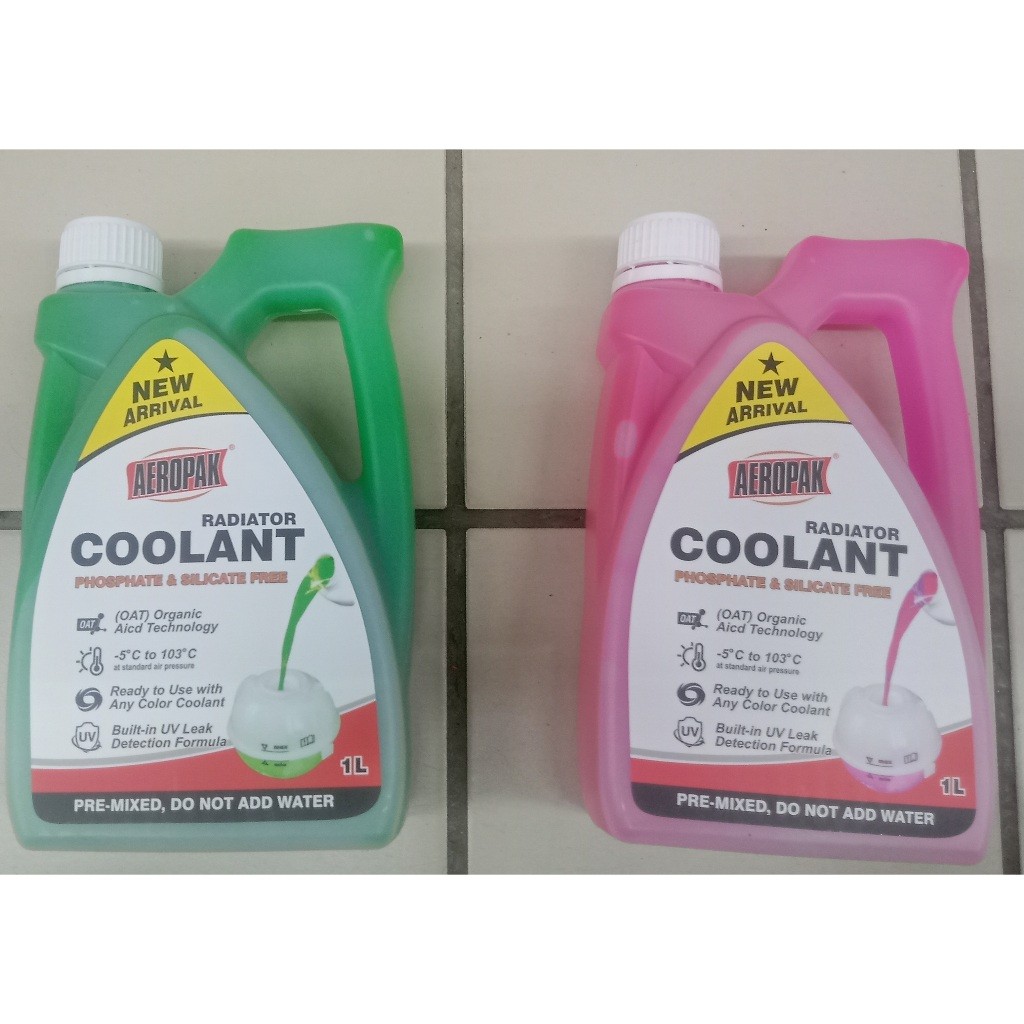 Aeropak Radiator Coolant Fluid Antifreeze-1 Litre | Shopee Malaysia