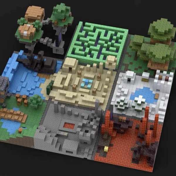 lego minecraft minecraft toy My World Blind Box Baru My World Game ...