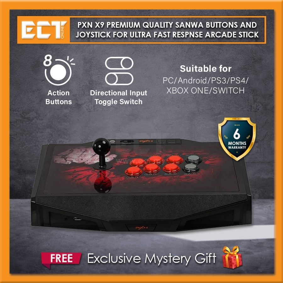 PXN X9 Premium Quality Sanwa Buttons and Joystick for Ultra Fast ...