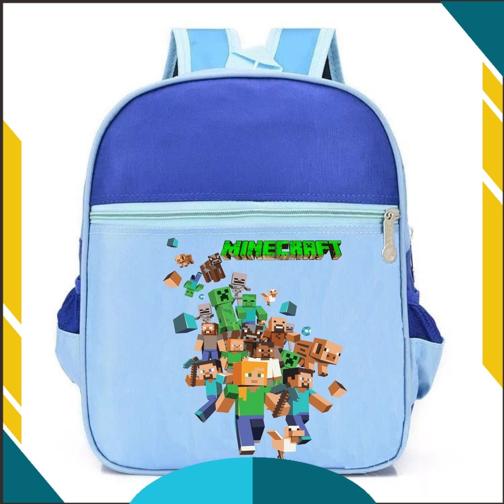 Mp - Newest Kindergarten School Bag Minecraft Backpack Unisex Fashion ...