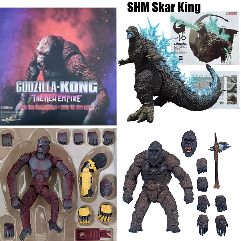 Godzilla Vs Kong The New Empire SHM Skar King 2024 Godzilla Minus One 2023 Action Figure SH ...