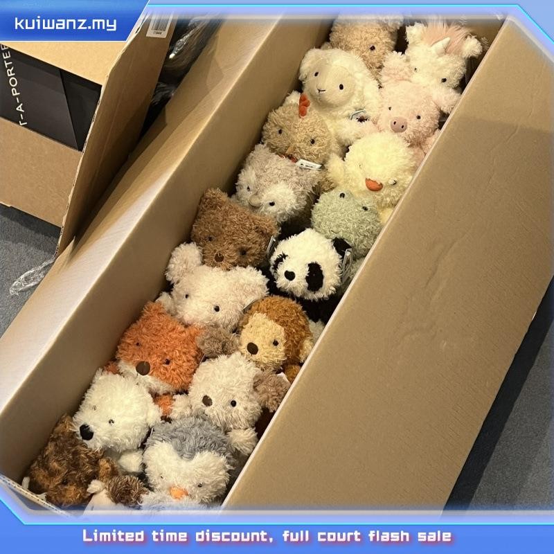 20/30cm Cute Fluffy Hair UK Jellycat Curly Hair Series Plush Doll Pink ...