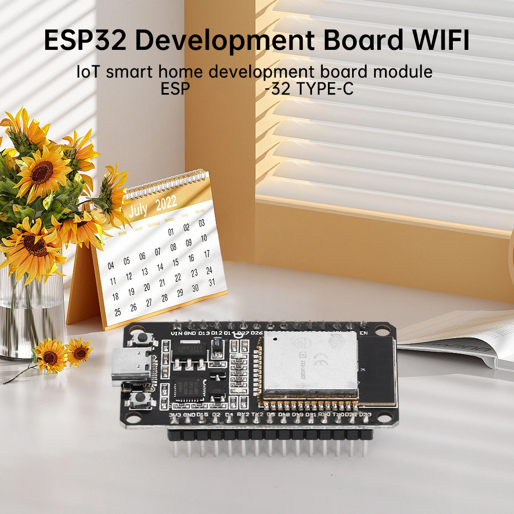 DIYMORE CP2102/FT232 ESP32S ESP32 ESP-WROOM-32 Development Board 2.4GHz Dual-Core WiFi Bluetooth ...