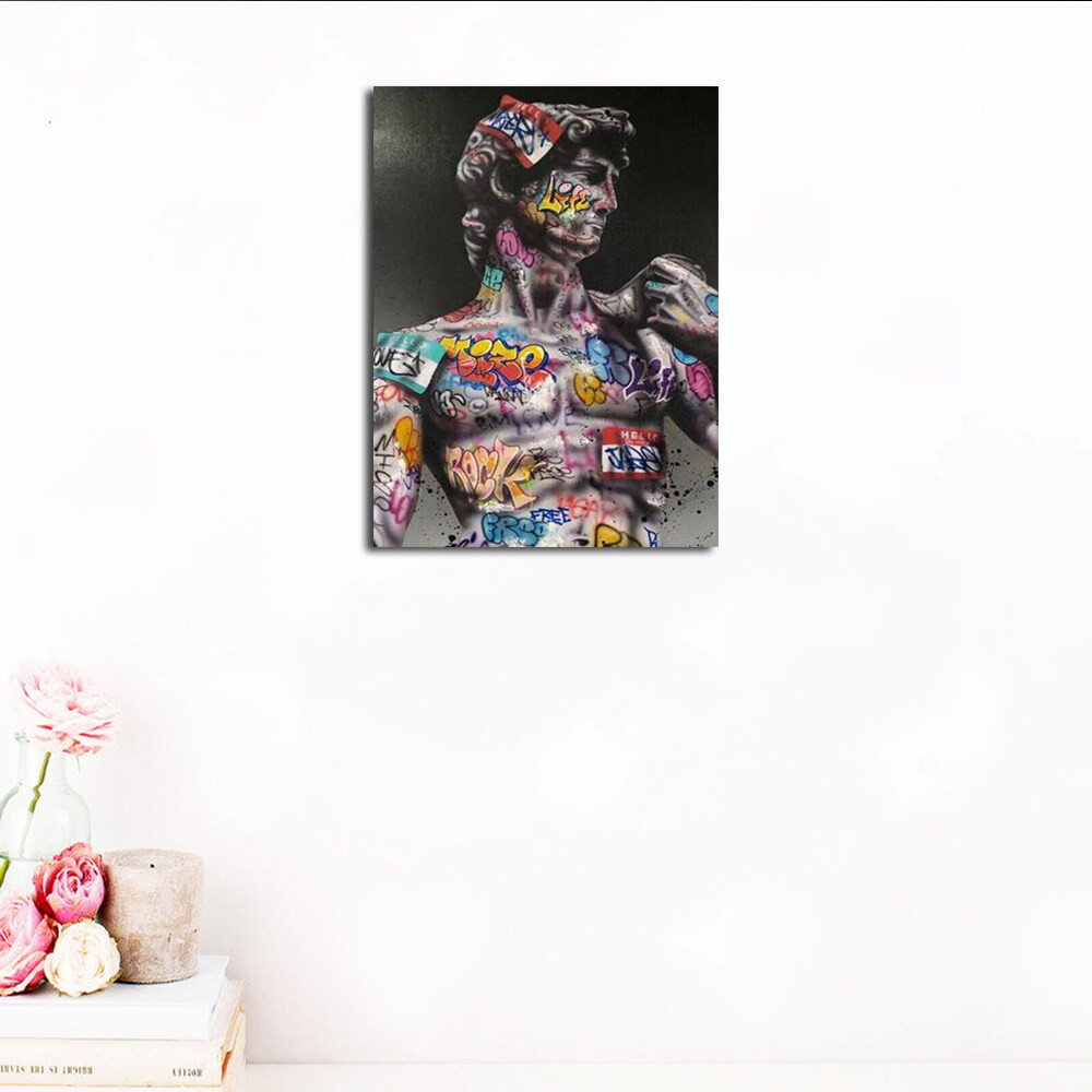 Abstract Graffiti Art of David Canvas Paintings Prints David Sculpture ...