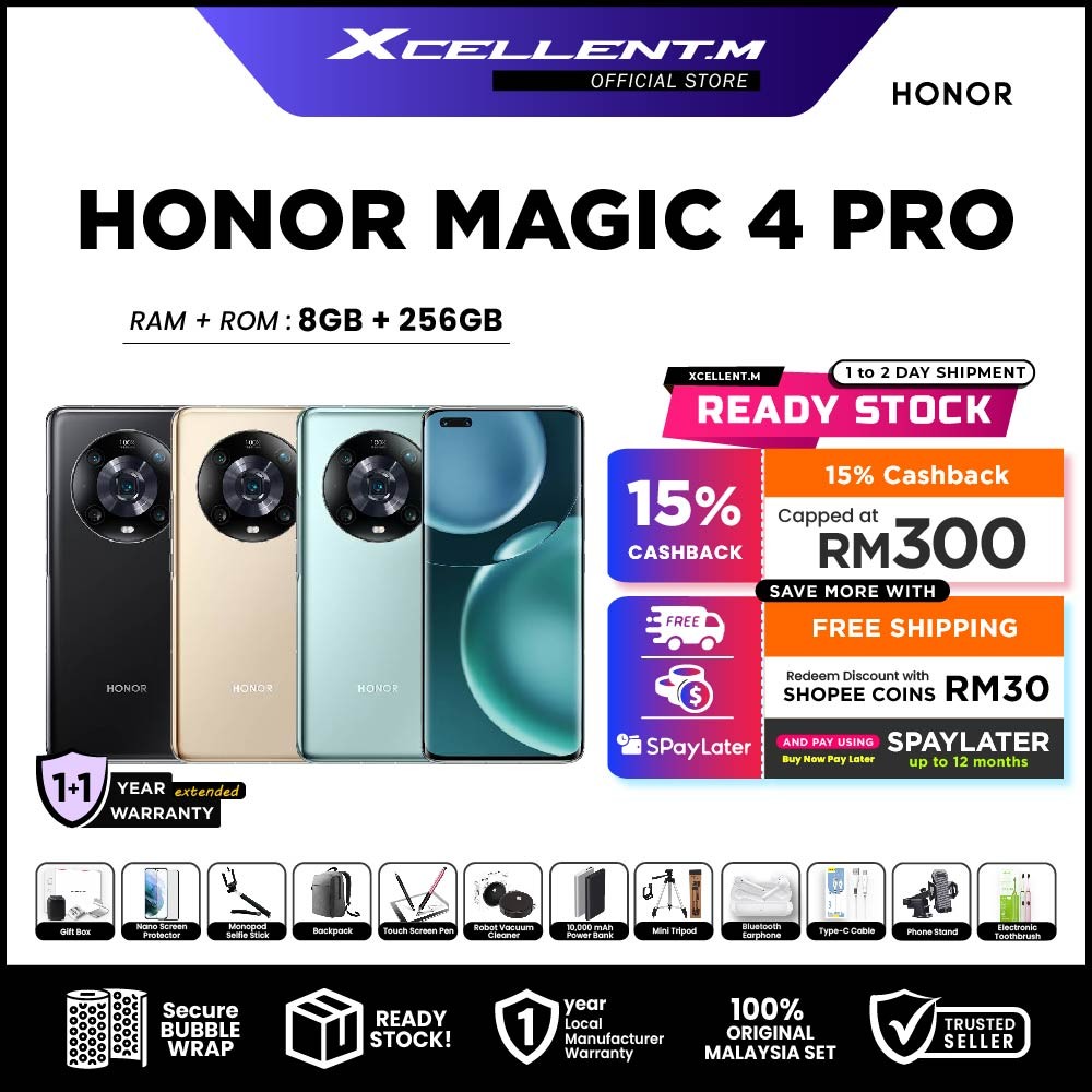 HONOR Magic 4 Pro 5G [8GB RAM 256GB ROM] - Original HONOR Malaysia ...