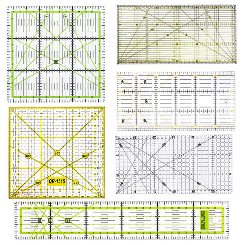 Multifunctional Patchwork Ruler Square Patchwork Special Ruler Handmade ...