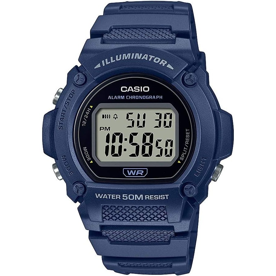 Casio W219H Series | Men’s Digital Watch | 50M WR | LED Illuminator ...