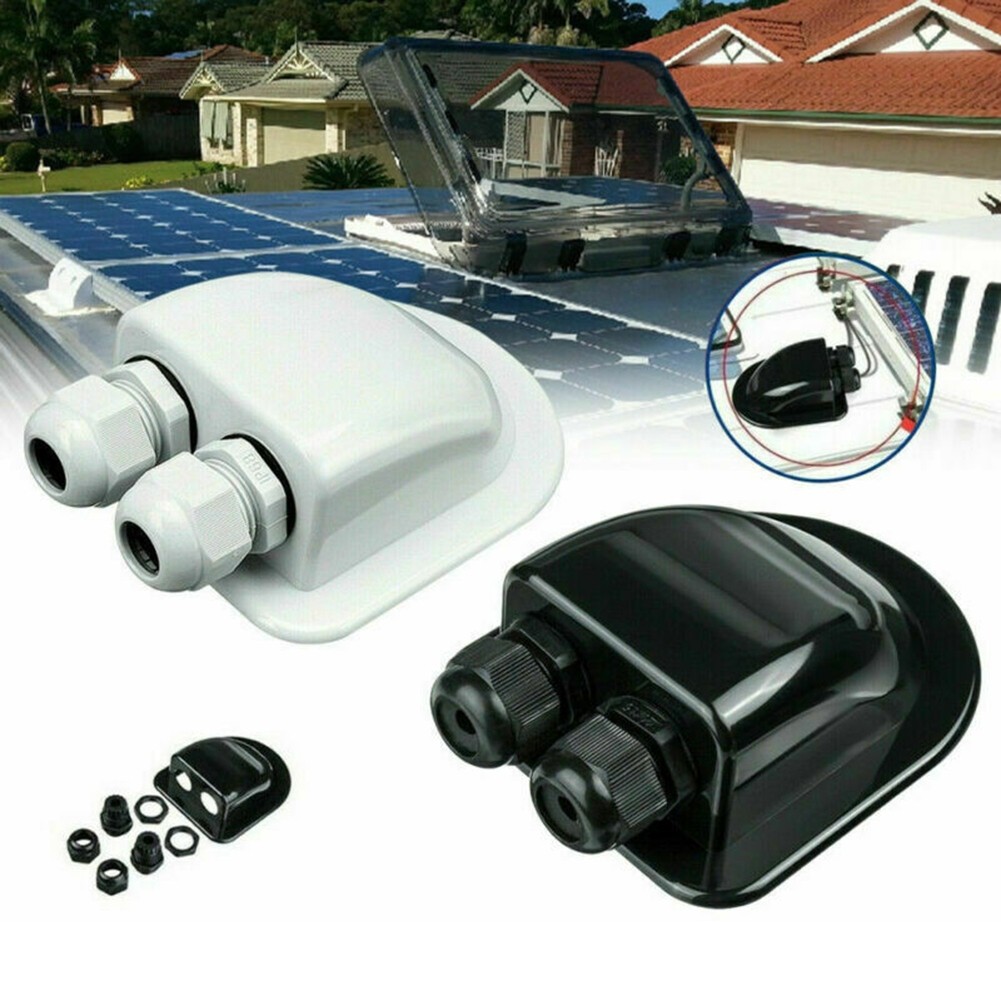 [JTFY] Roof Cable Entry Gland Solar Panel Double Cable Gland Box For RV ...