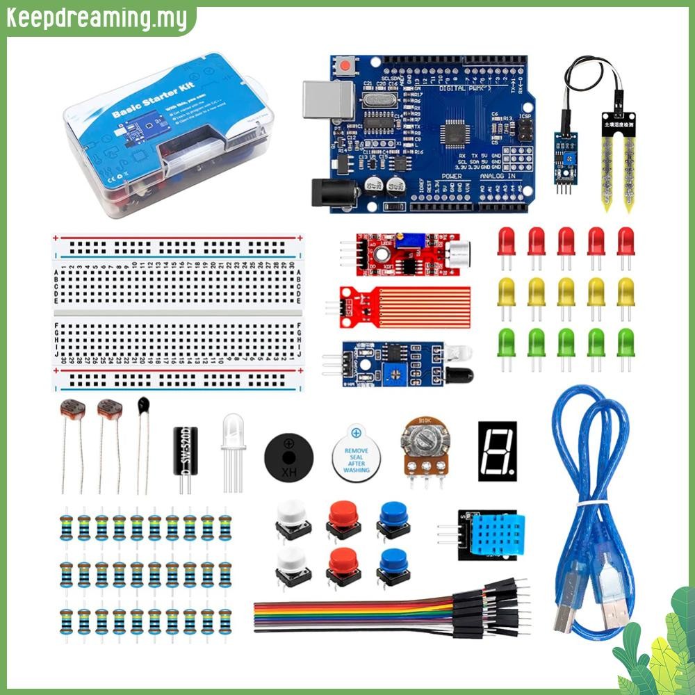 keepdreaming Educational Programming Kit with Breadboard Power Supply ...