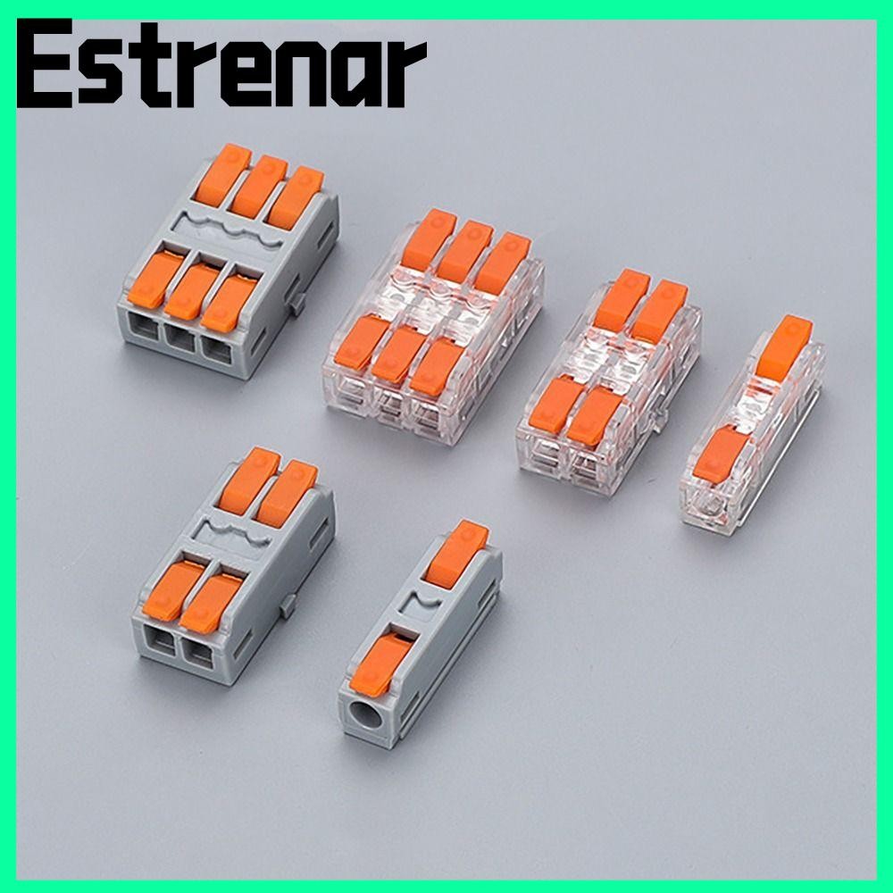 ESTRENAR Quick Terminal Block, Mini Universal Compact Wire Connector ...