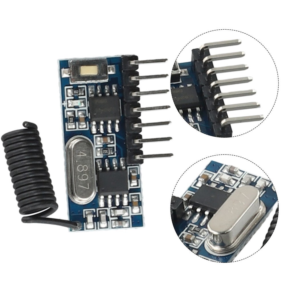 Low Price| 433MHz Superheterodyne Wireless Receiving Module Decoding 4-way Output Module ...