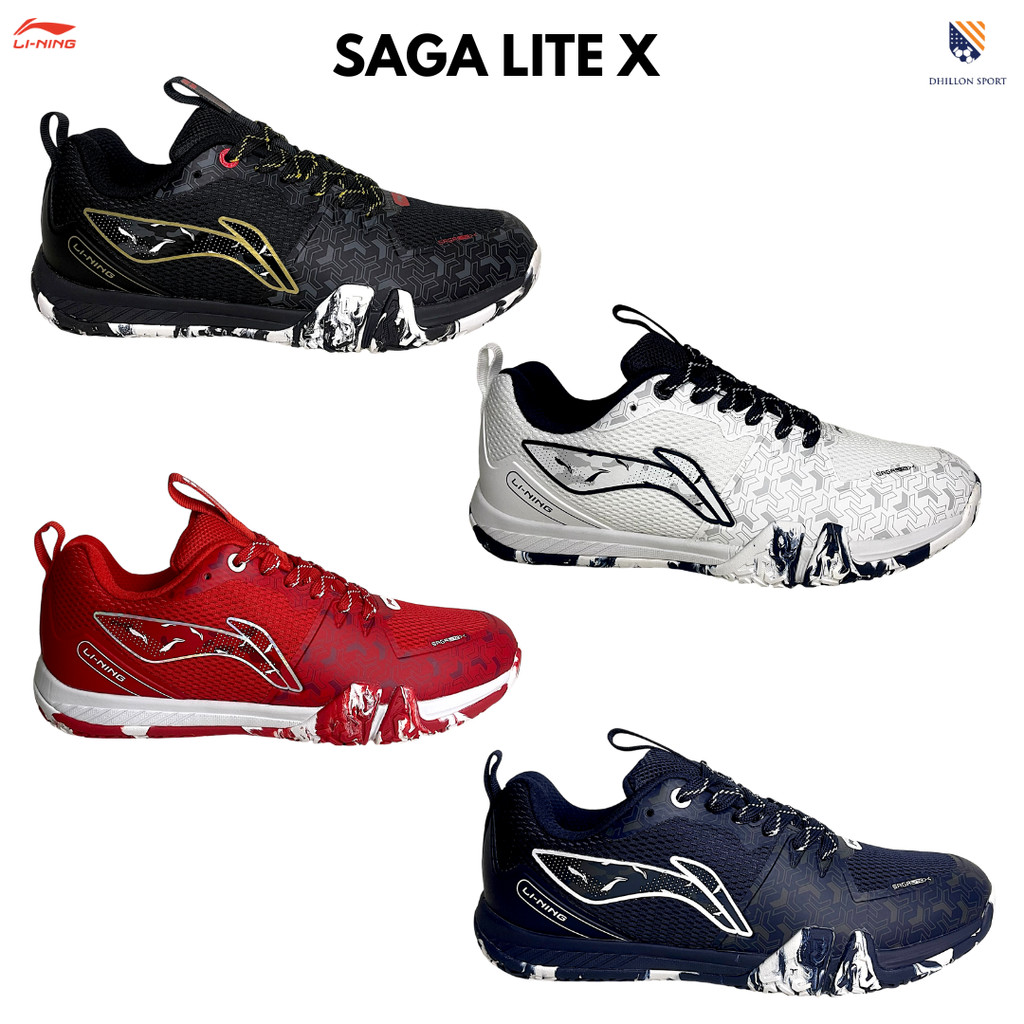 Li NING SAGA LITE X ORIGINAL BADMINTON SHOES / SAGA 10 BADMINTON SHOES ...