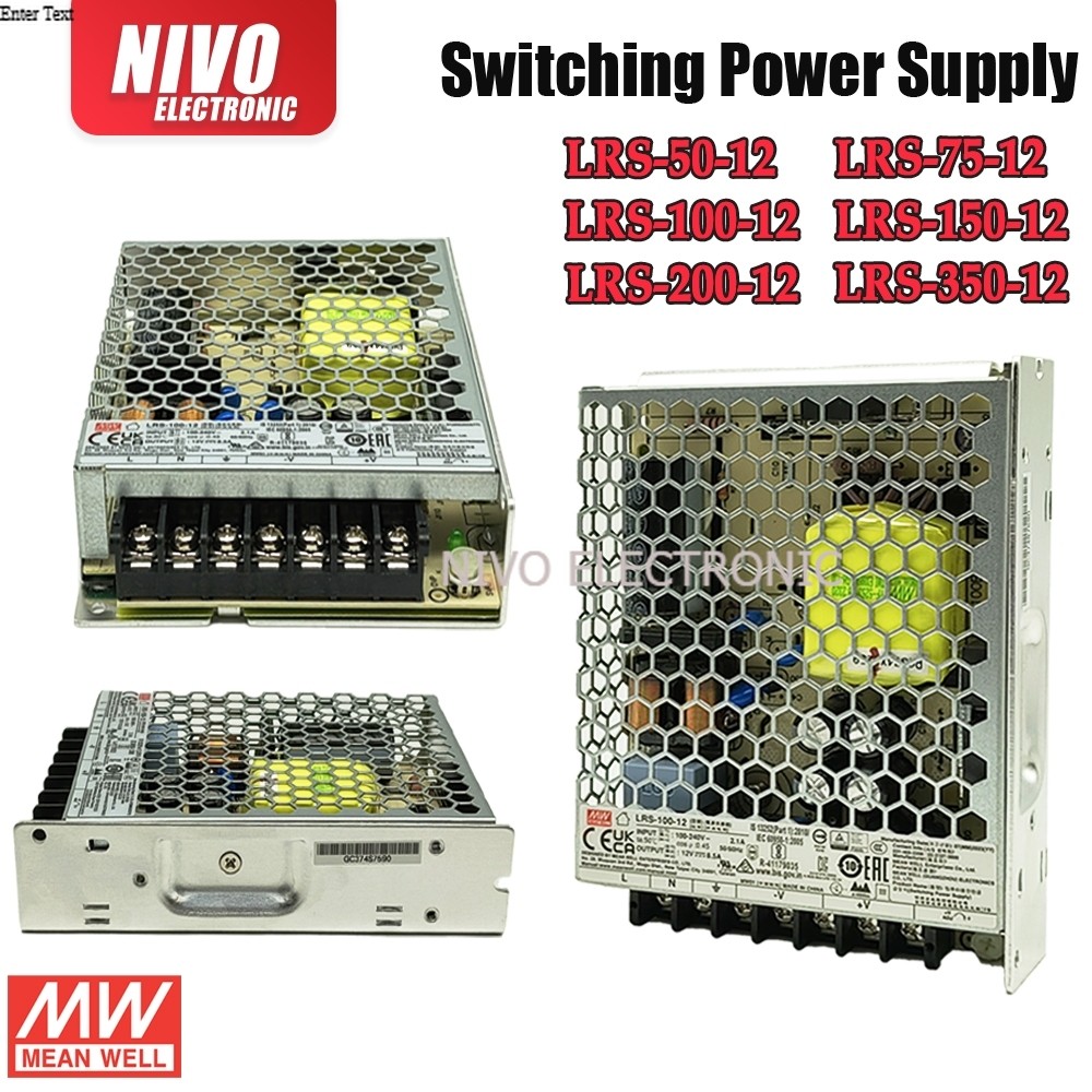 MEANWELL LRS-50-12/ LRS-75-12/ LRS-100-12/ LRS-150-12/ LRS-200-12/ LRS ...